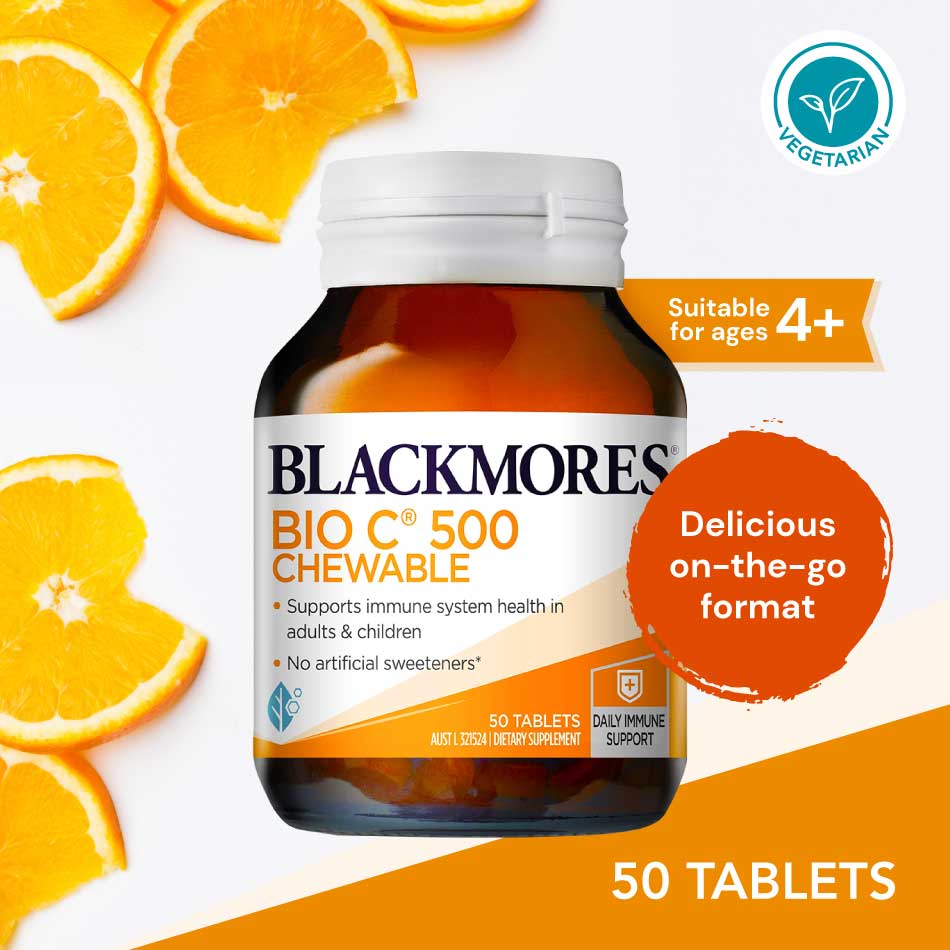 Buy Bio C® 500 Chewable Online at Blackmores Singapore - Blackmores ...