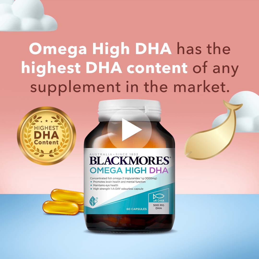 Buy Omega High DHA Online at Blackmores Singapore - Blackmores Singapore