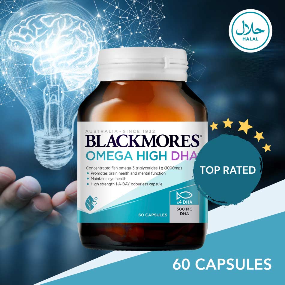Buy Omega High DHA Online at Blackmores Singapore - Blackmores Singapore