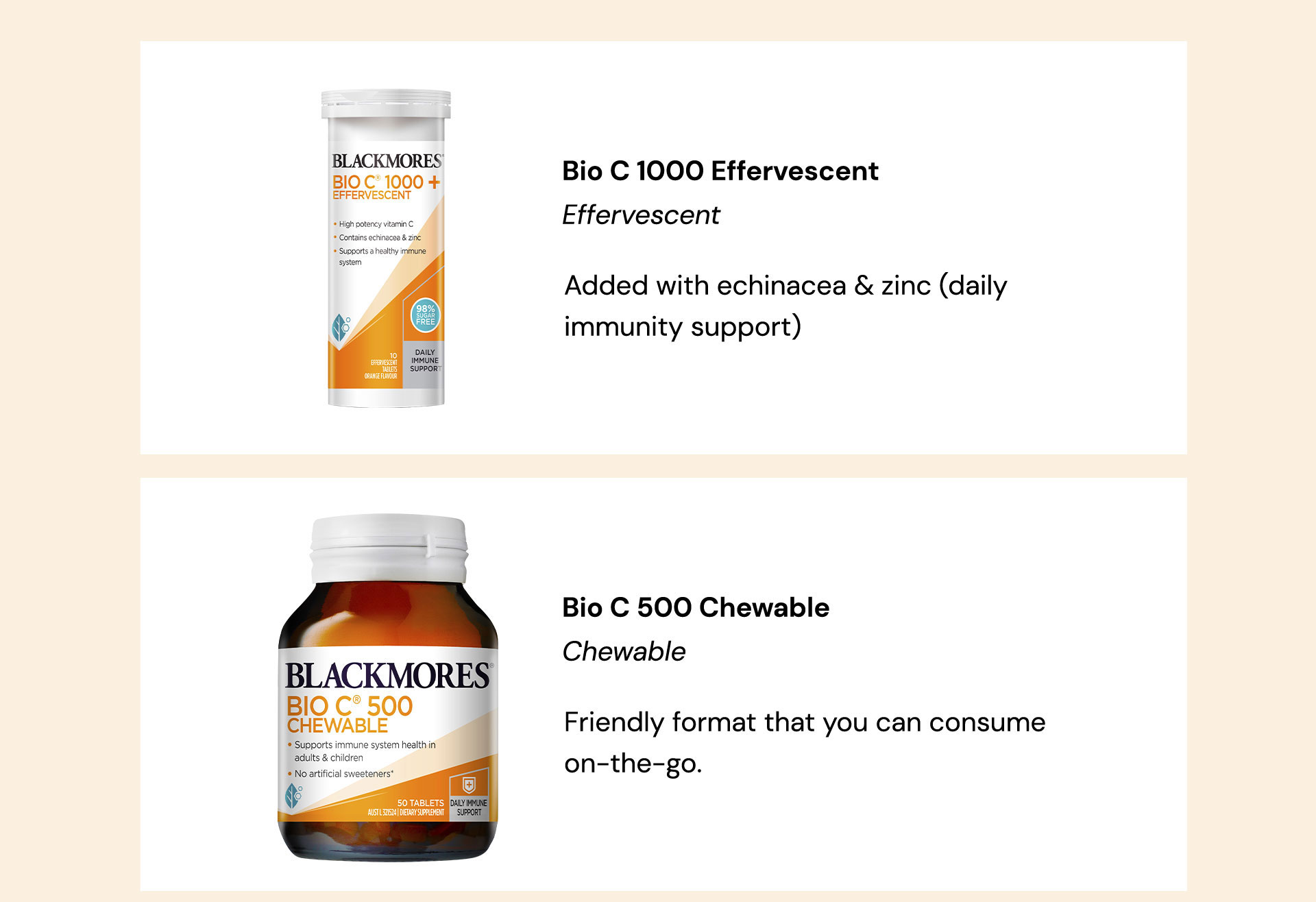 Buy Bio C® 500 Chewable Online at Blackmores Singapore - Blackmores ...